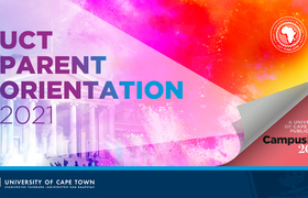 Faezah Davids gives a message on behalf of UCT PASS staff retiring from ...