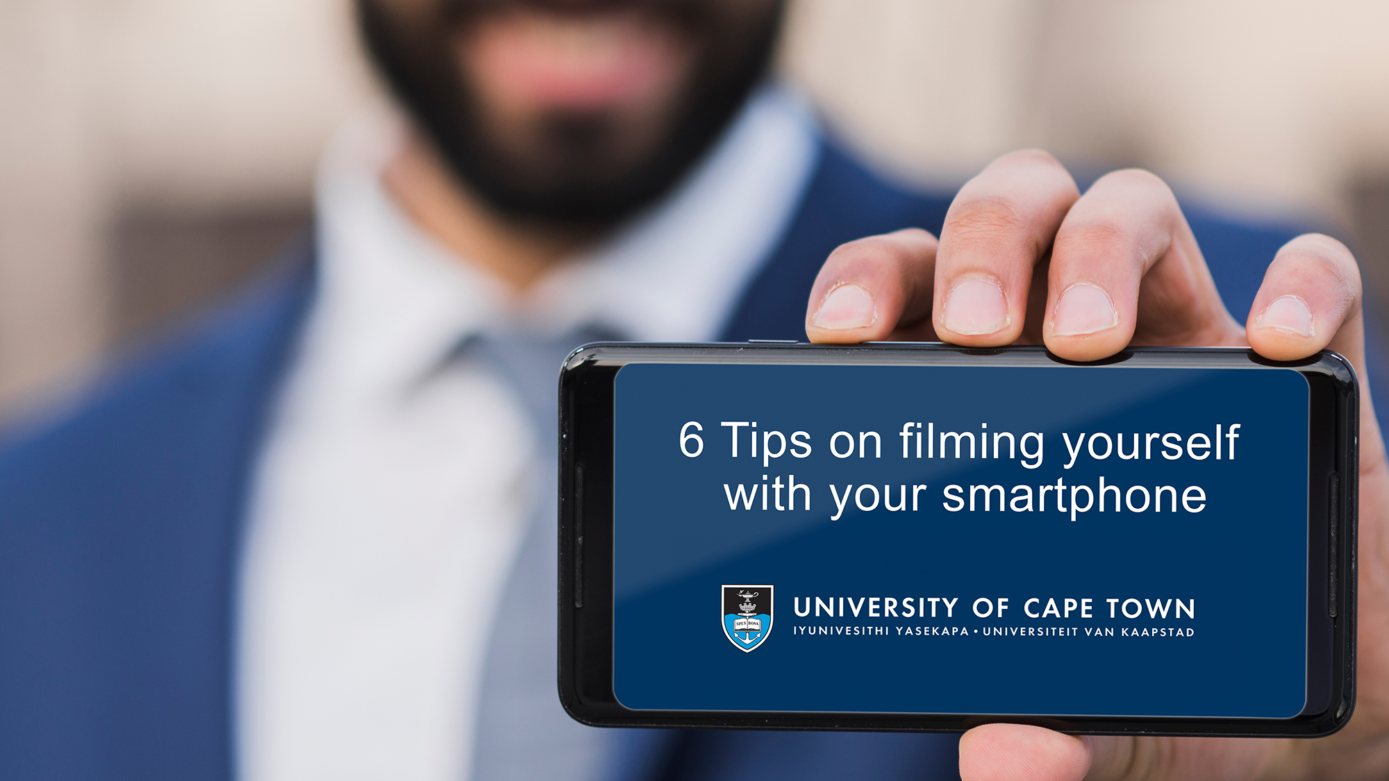 6 Tips on filming yourself with your smartphone | UCT News